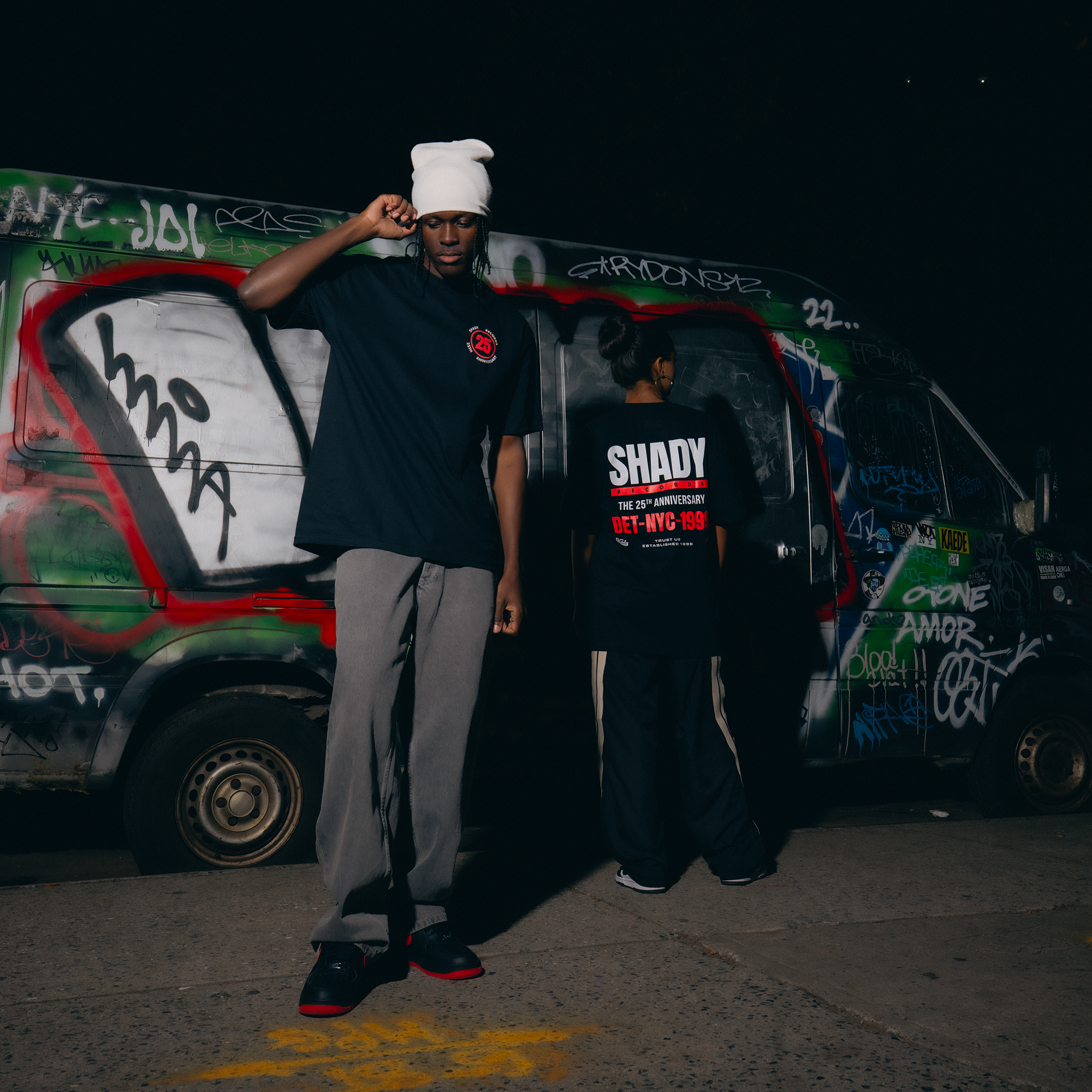 Shady Records 25th Anniversary DET | NYC T-Shirt - Shady Records ...