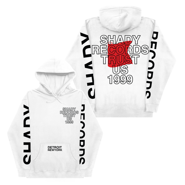 Shady Red Flag Hoodie (White) - Shady Records Official Store