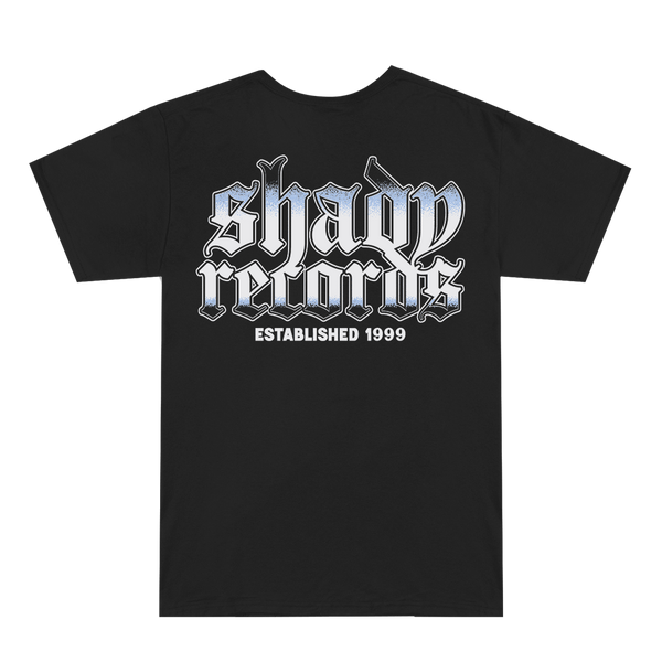 Shady Records Chrome Logo T-Shirt (Black) - Shady Records Official Store