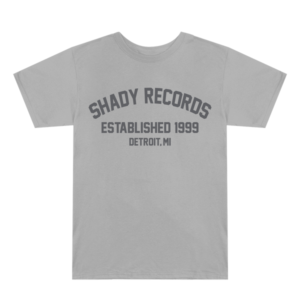 Established in '99 Varsity T-Shirt (Grey) - Shady Records Official Store